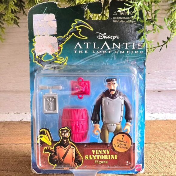 Disney | Toys | Disney Atlantis The Lost Empire Vinny Santorini Action ...